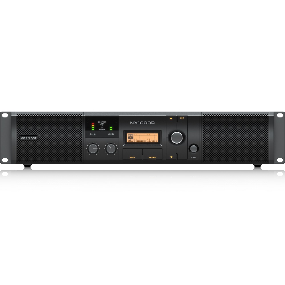 Behringer NX1000D 1000 Watt Class-D Power Amplifier with DSP Control ...